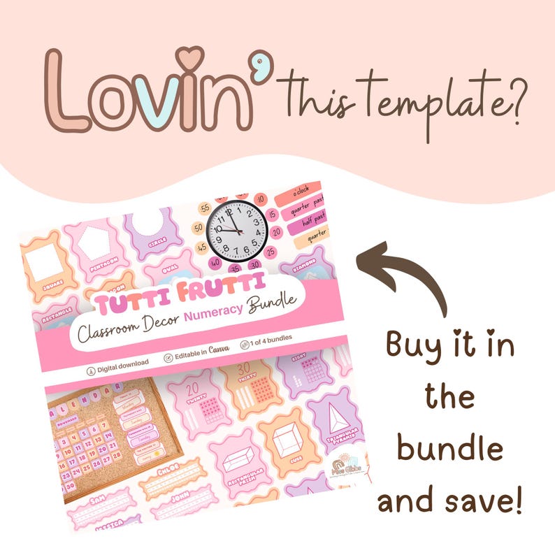 Editable 3D Shapes Posters Modern Classroom Decor | Editable in Canva ...