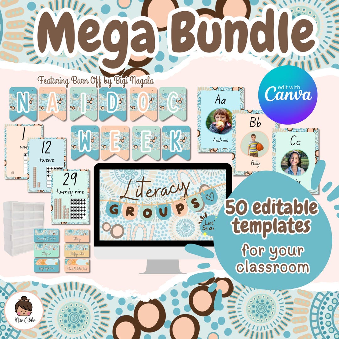 Aboriginal Classroom Decor MEGA Bundle Aboriginal Indigenous First ...