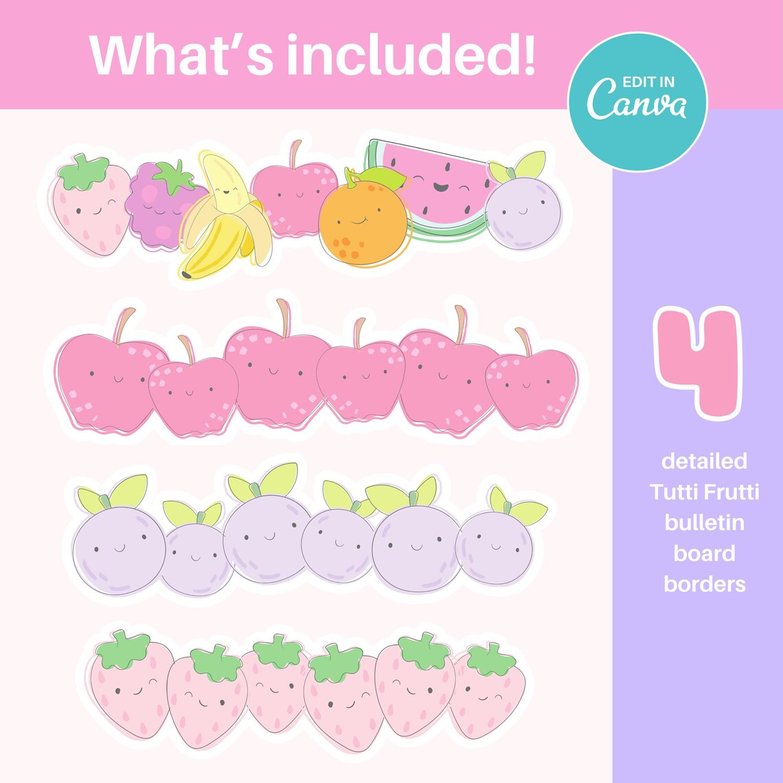 Classroom Bulletin Board Borders Bundle Modern Classroom Decor Gingham ...