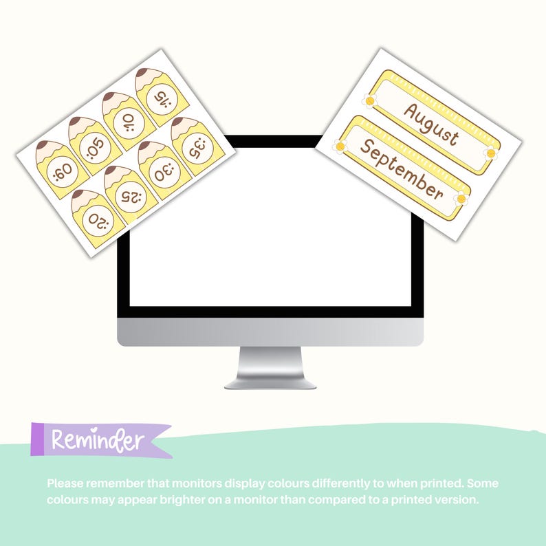 Pastel Classroom Decor Bundle Classroom Calendar, Clock Labels and ...