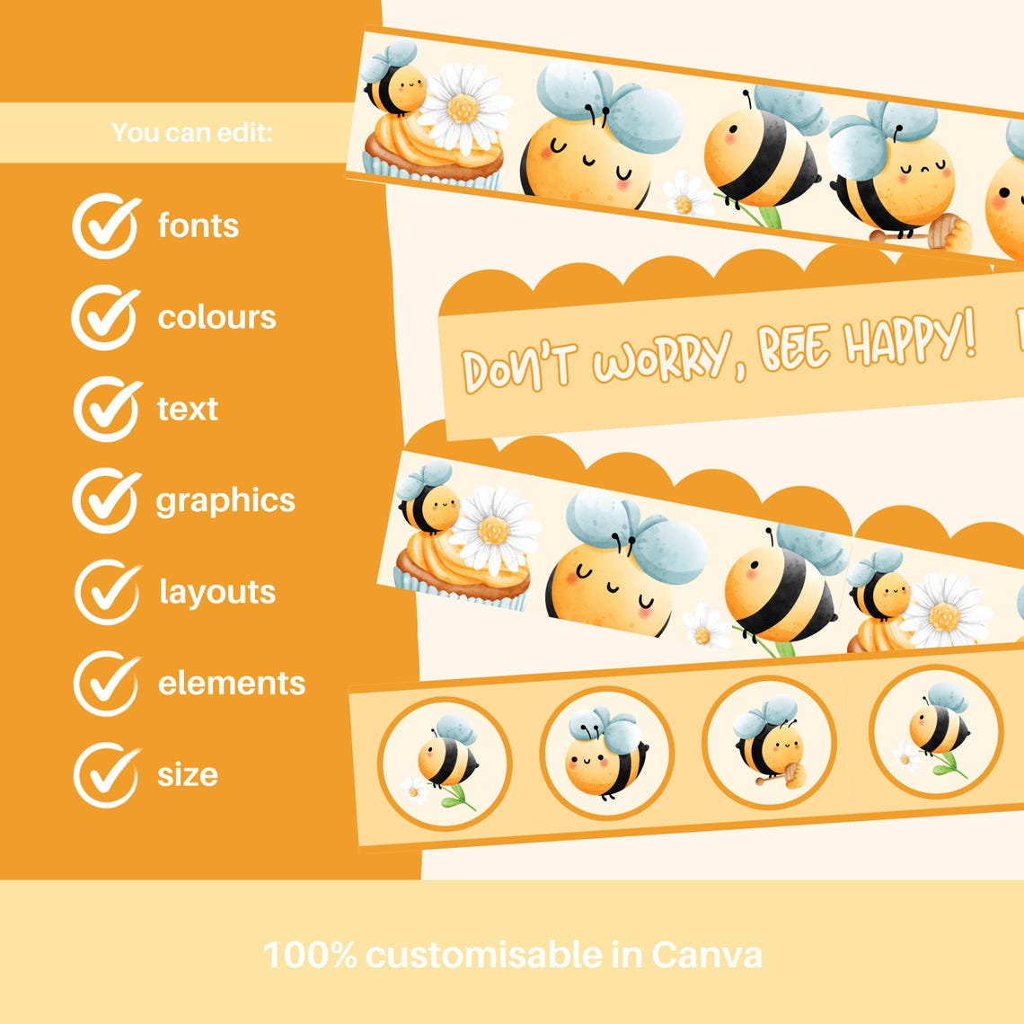 Modern Classroom Decor Bundle for Bee Themed Classroom Bulletin Boards ...