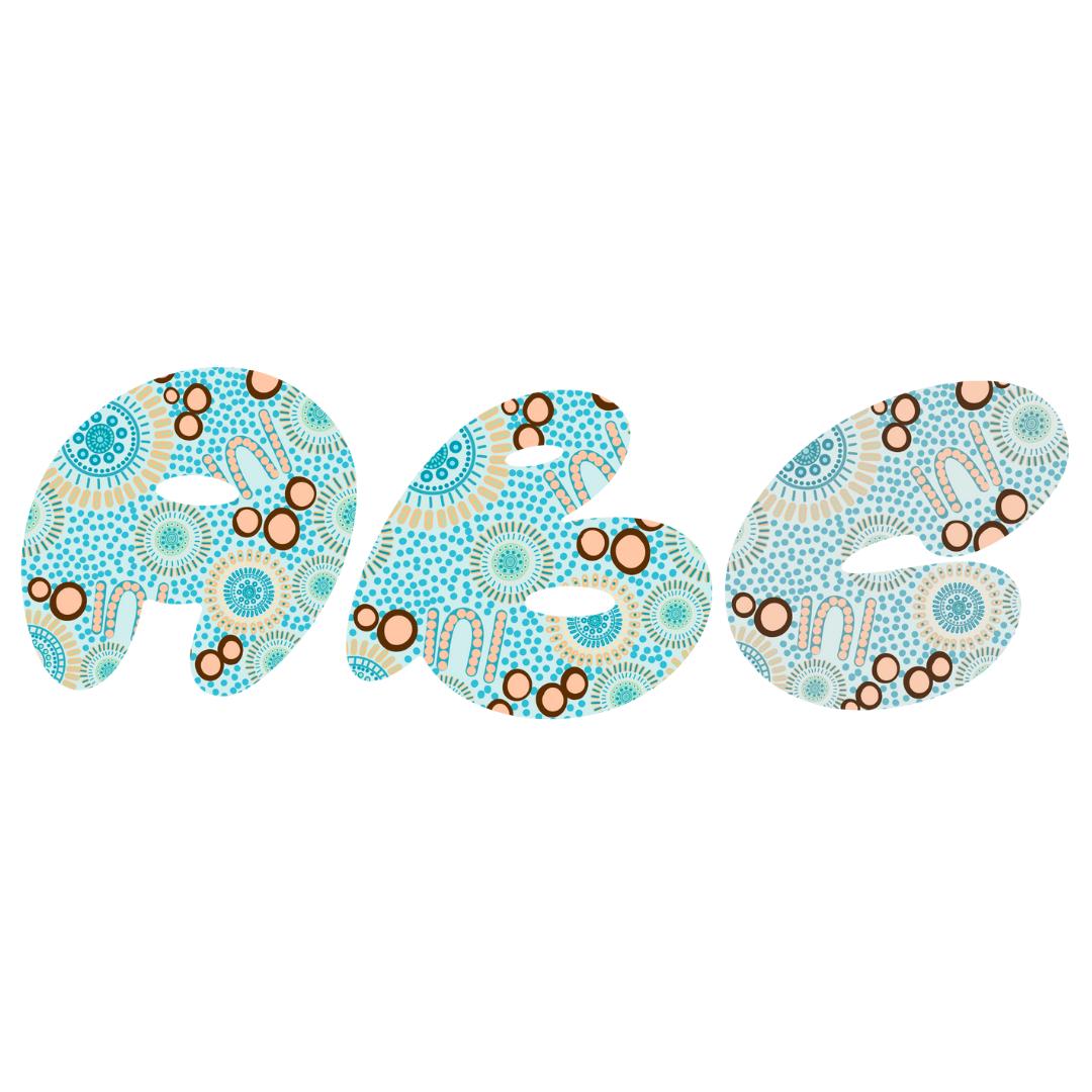 Aboriginal Classroom Bulletin Board Lettering | Canva Template | Burn ...