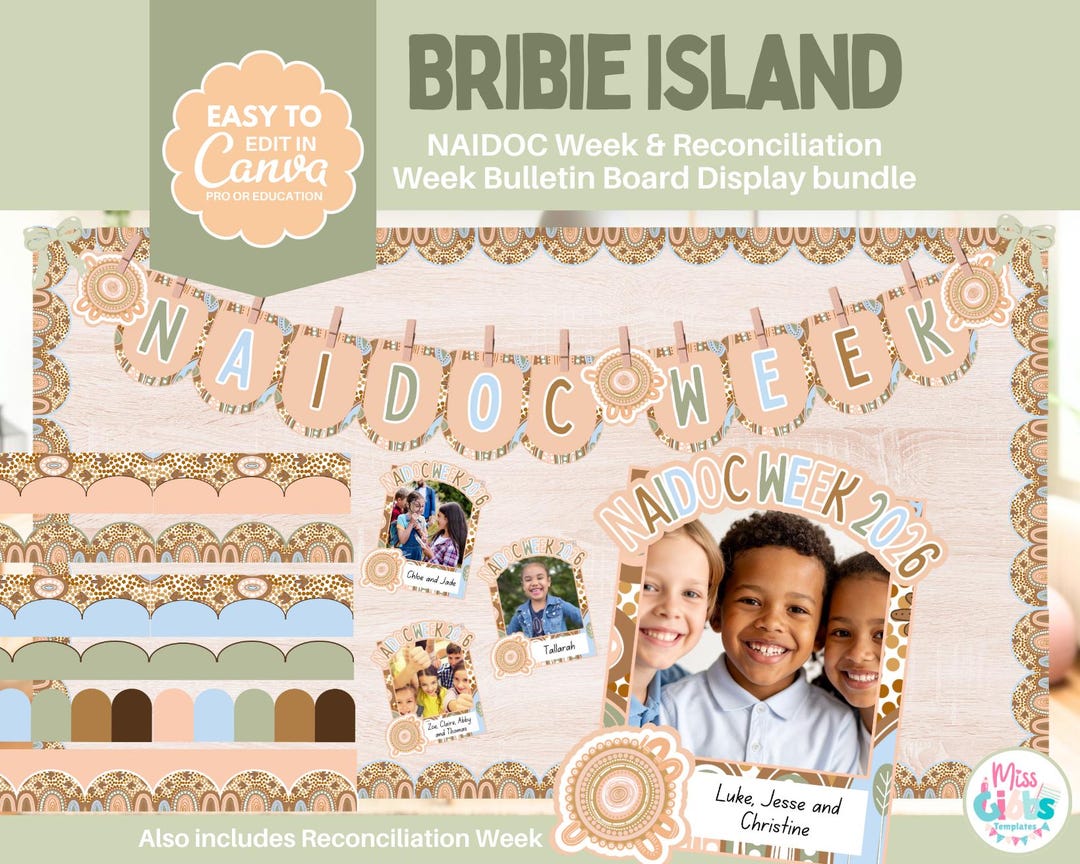 NAIDOC Week & Reconciliation Week Classroom Decor Bulletin Board Bundle ...