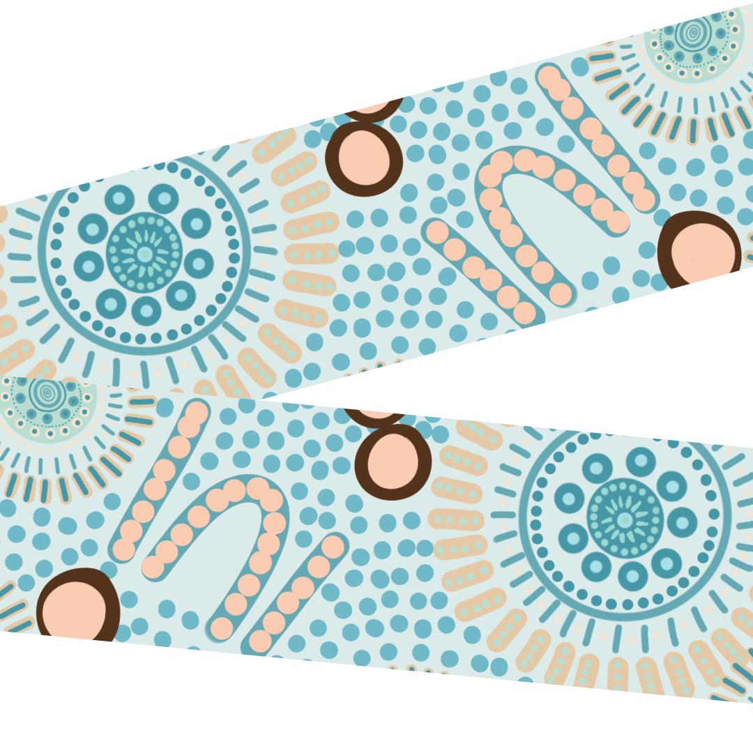 Classroom Bulletin Board Borders Featuring Aboriginal Artist Bigi ...