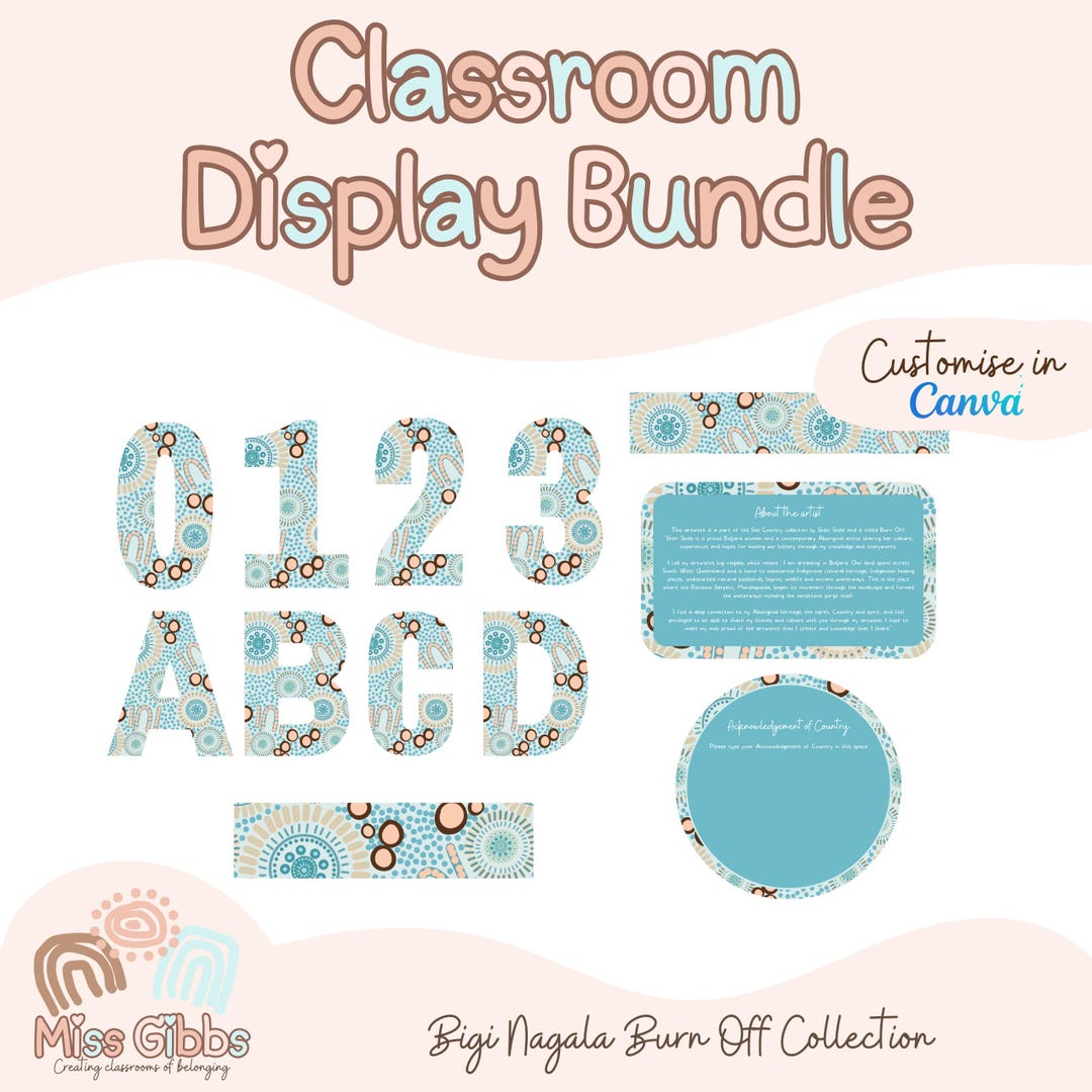Classroom Bulletin Board Display Burn off Collection Canva Template ...