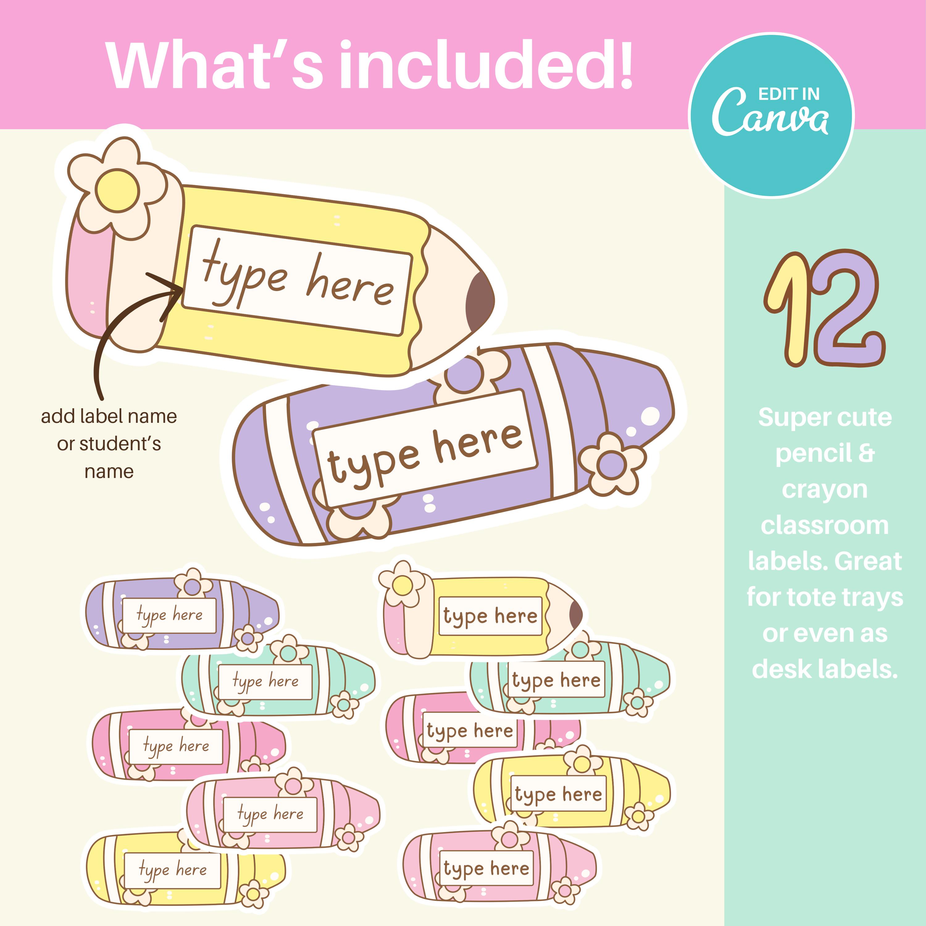 Pastel Classroom Decor Bundle Classroom Labels Modern Classroom Decor ...