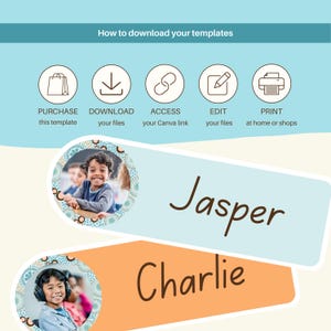 Aboriginal Classroom Labels Burn off Collection Canva Template ...