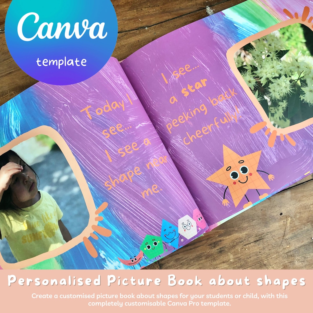 Today I See... Shapes | Personalised Children's Picture Book About ...