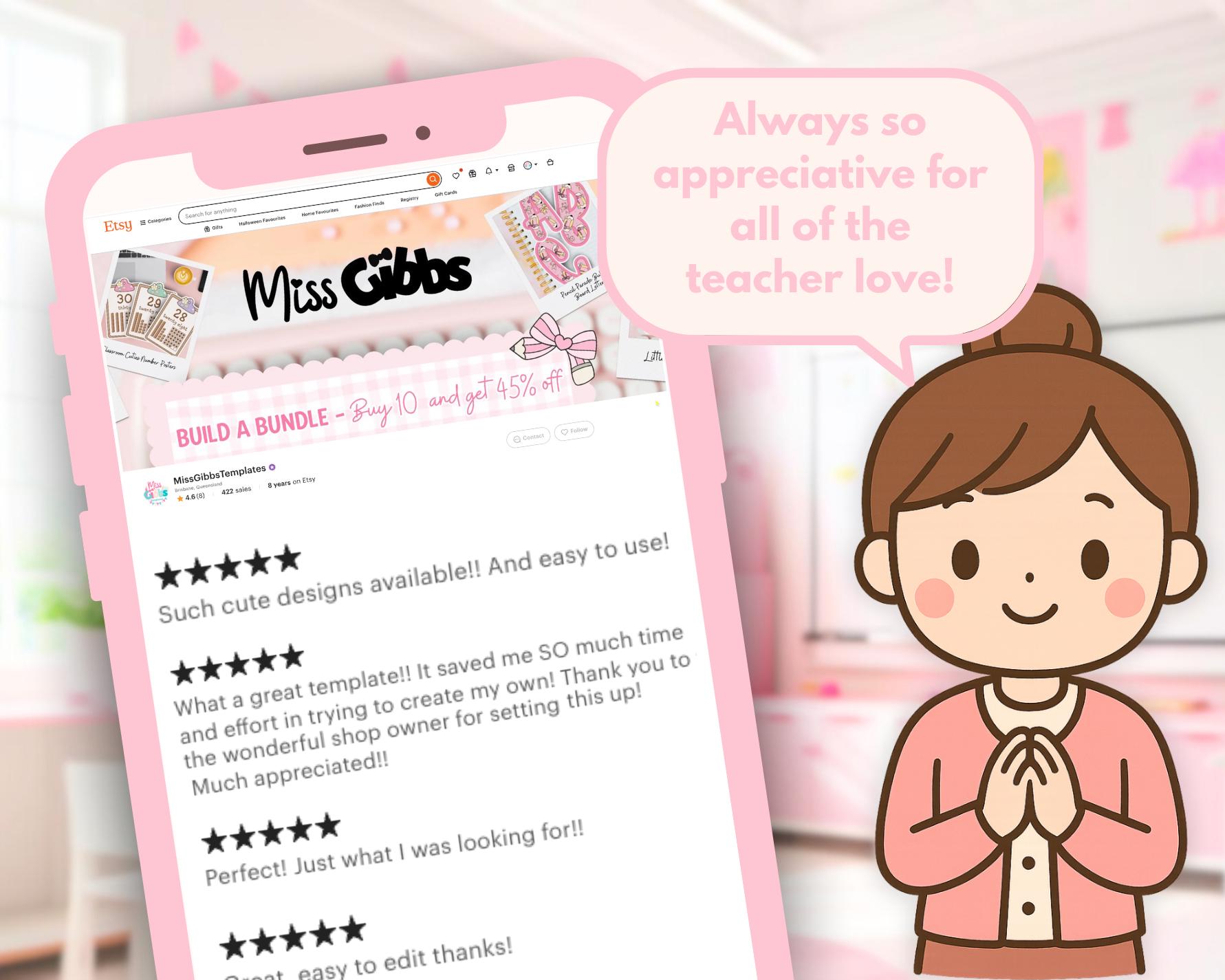 Cute Coquette Bow Name Tags Printable Classroom Bulletin Board and ...