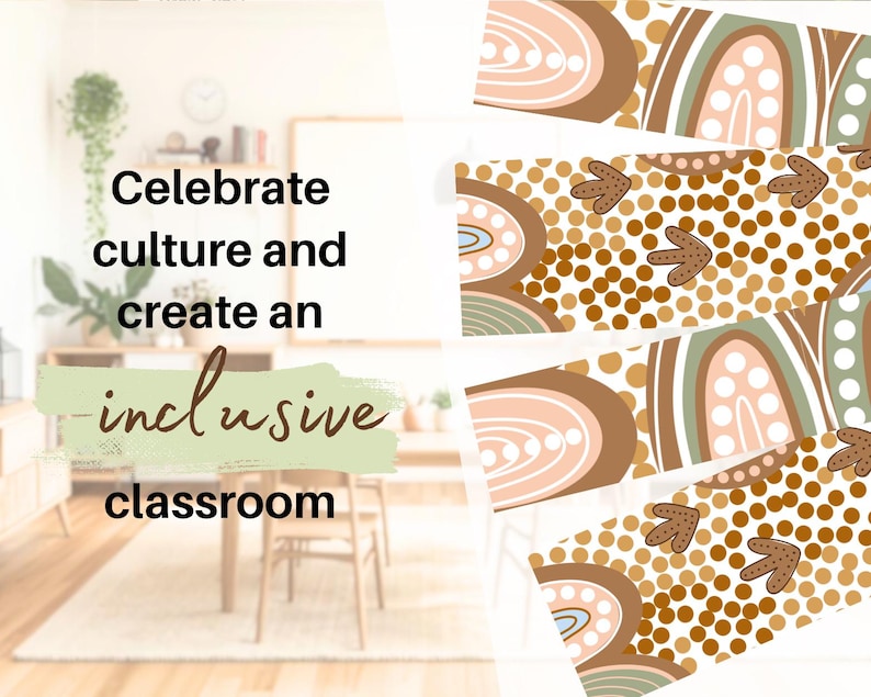 Aboriginal Classroom Decor Bundle Bulletin Board Kit | Aboriginal ...