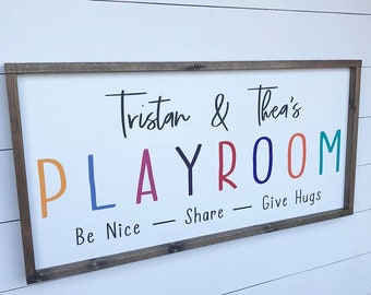 Playroom sign | Etsy