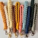 Mini Macramé Feather Key Chain Accessory - Etsy