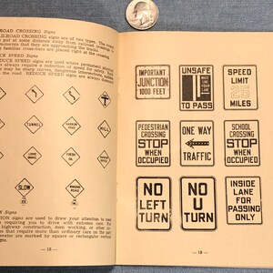 Vintage Wa Driver’s Manual - Illustrated Driver’s Education Booklet ...