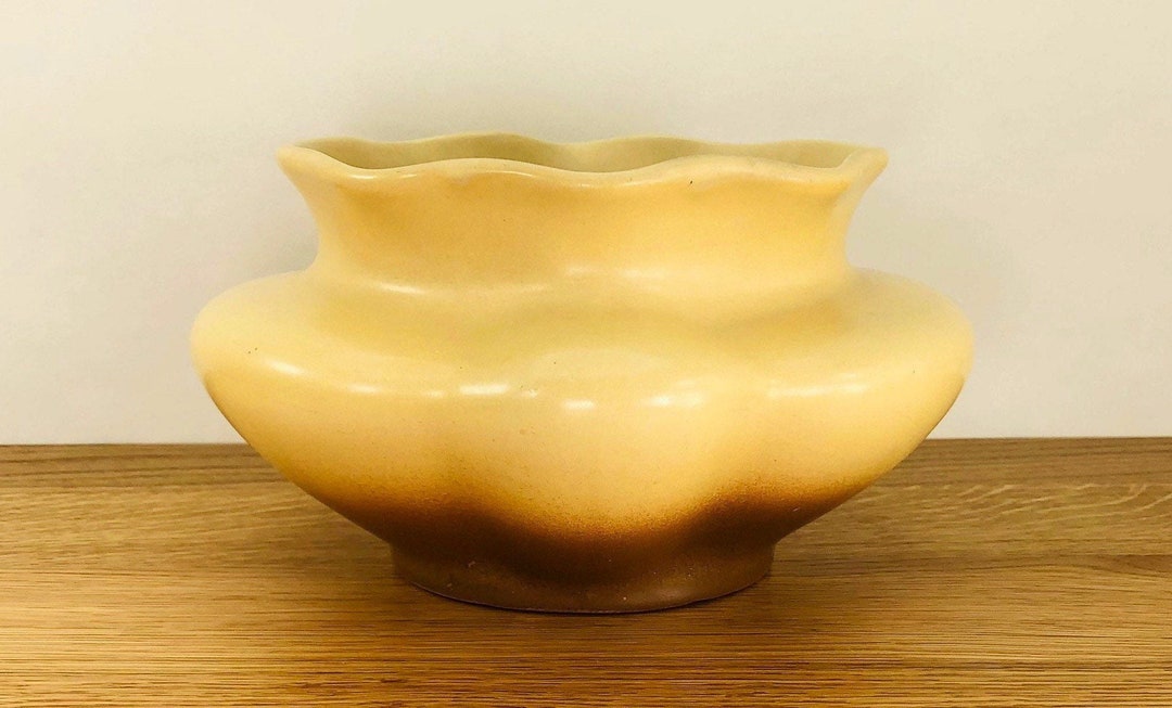 Red Wing Pottery Planter 372 Ceramic Two Toned Glaze Mid - Etsy