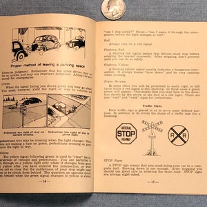 Vintage Wa Driver’s Manual - Illustrated Driver’s Education Booklet ...