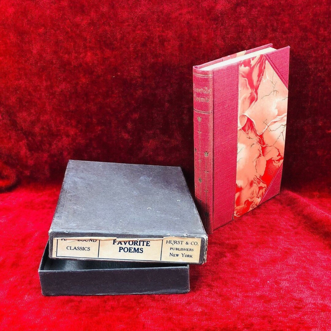 Early-1900s New-in-box Poetry Book Favorite Poems American and English ...