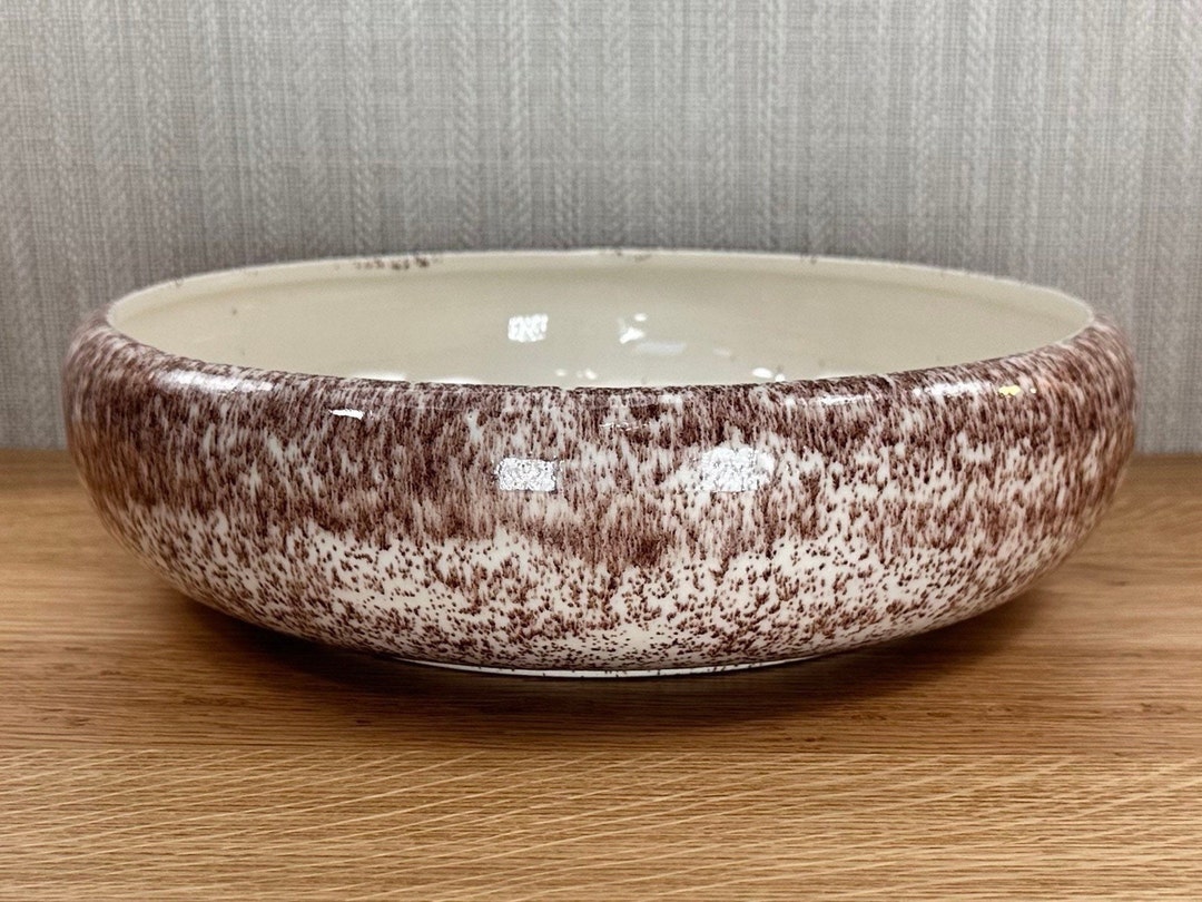 Creek Turn Pottery 11”dia. Bowl - Drip Glazed - Mid Century Modern ...