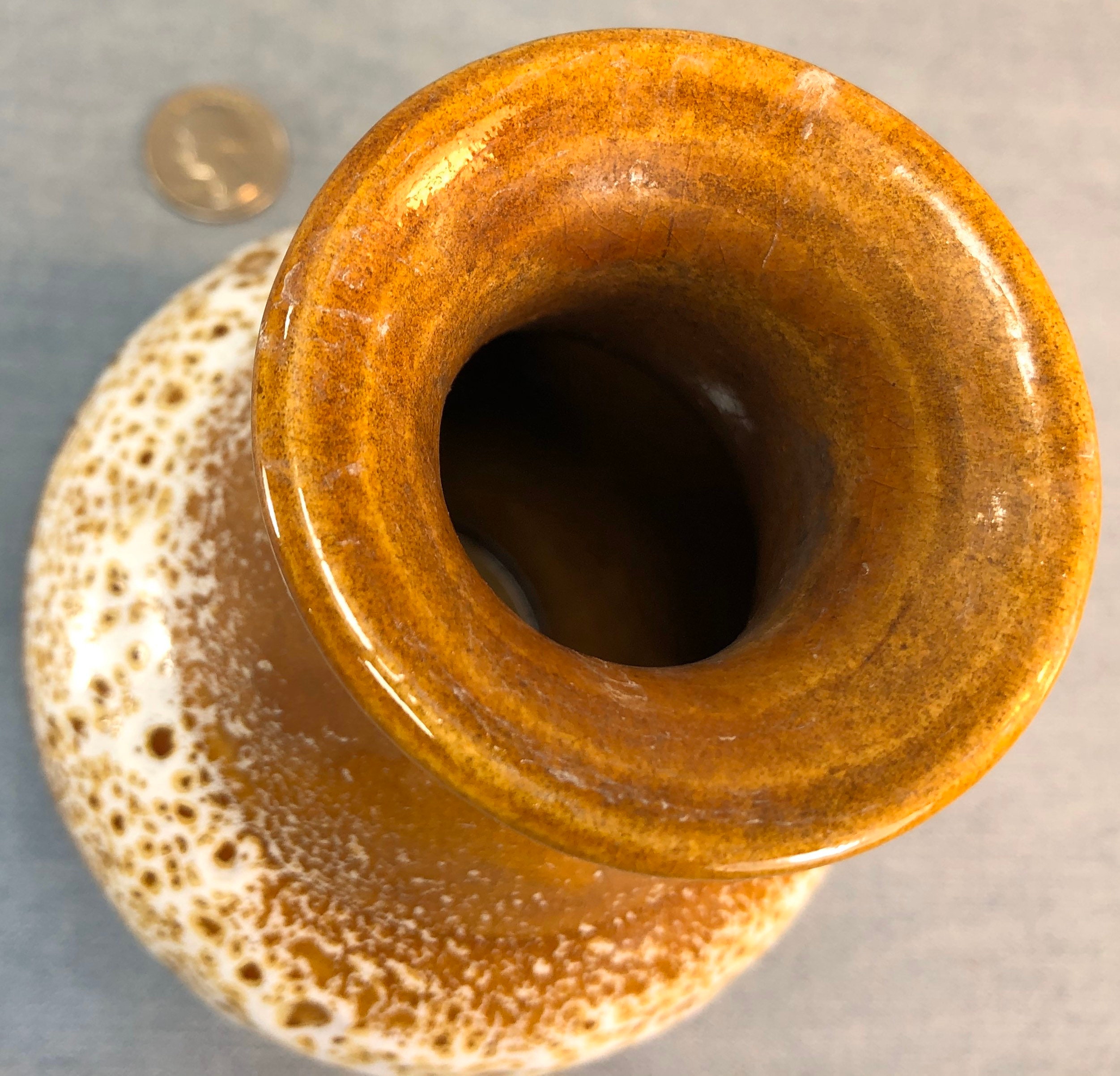 Mid Century Fat Lava Vase by Bay Keramik 66 14 Brutalist | Etsy