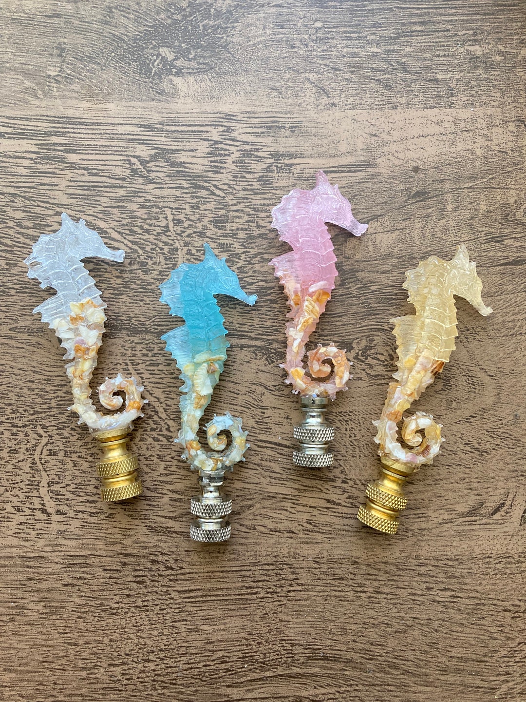 Lamp Finial - Seahorse, Your Choice of Color (price for One Finial) - Etsy