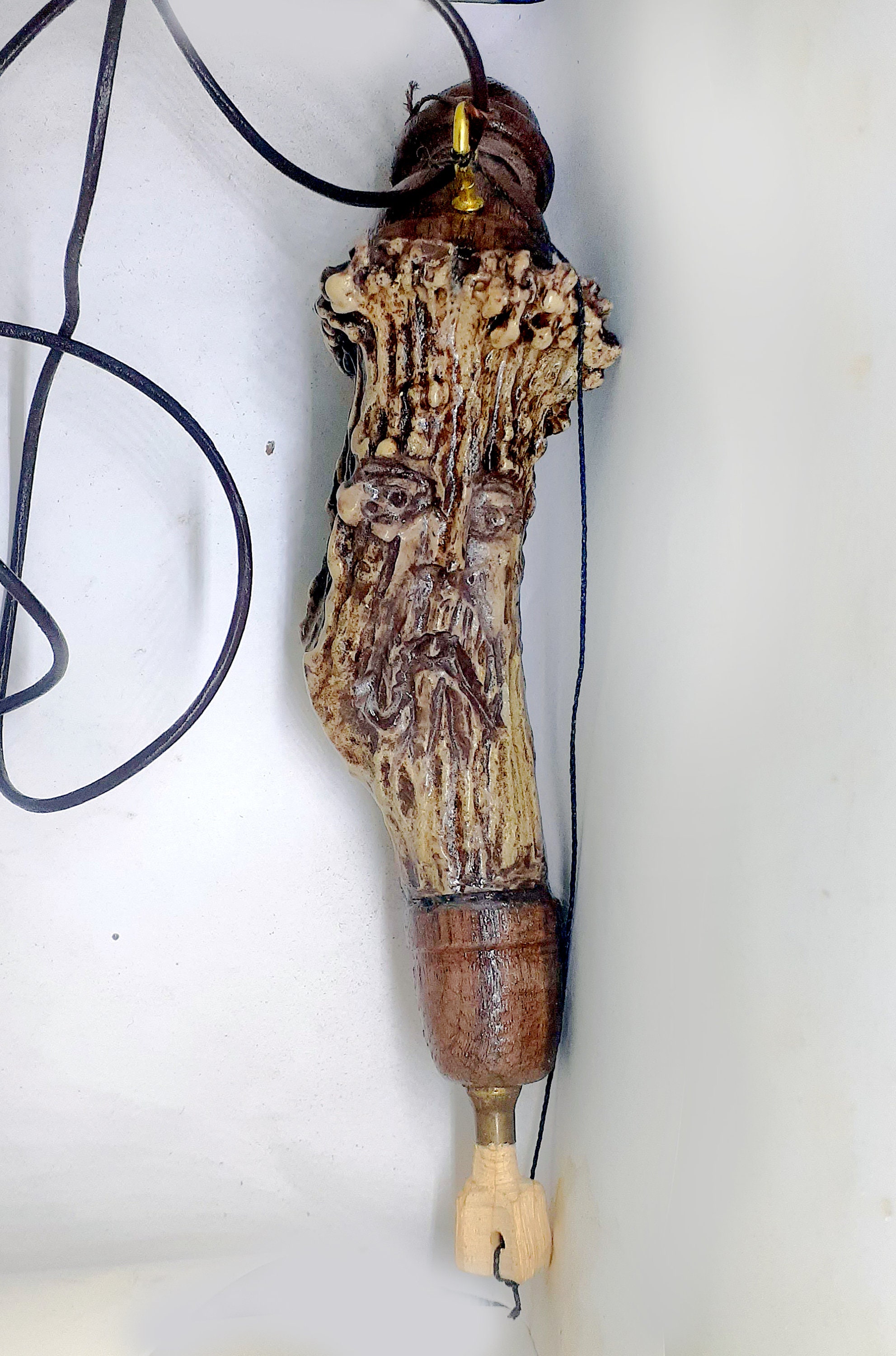 Priming Flask Black Powder Carved Deer Antler Longhunter - Etsy