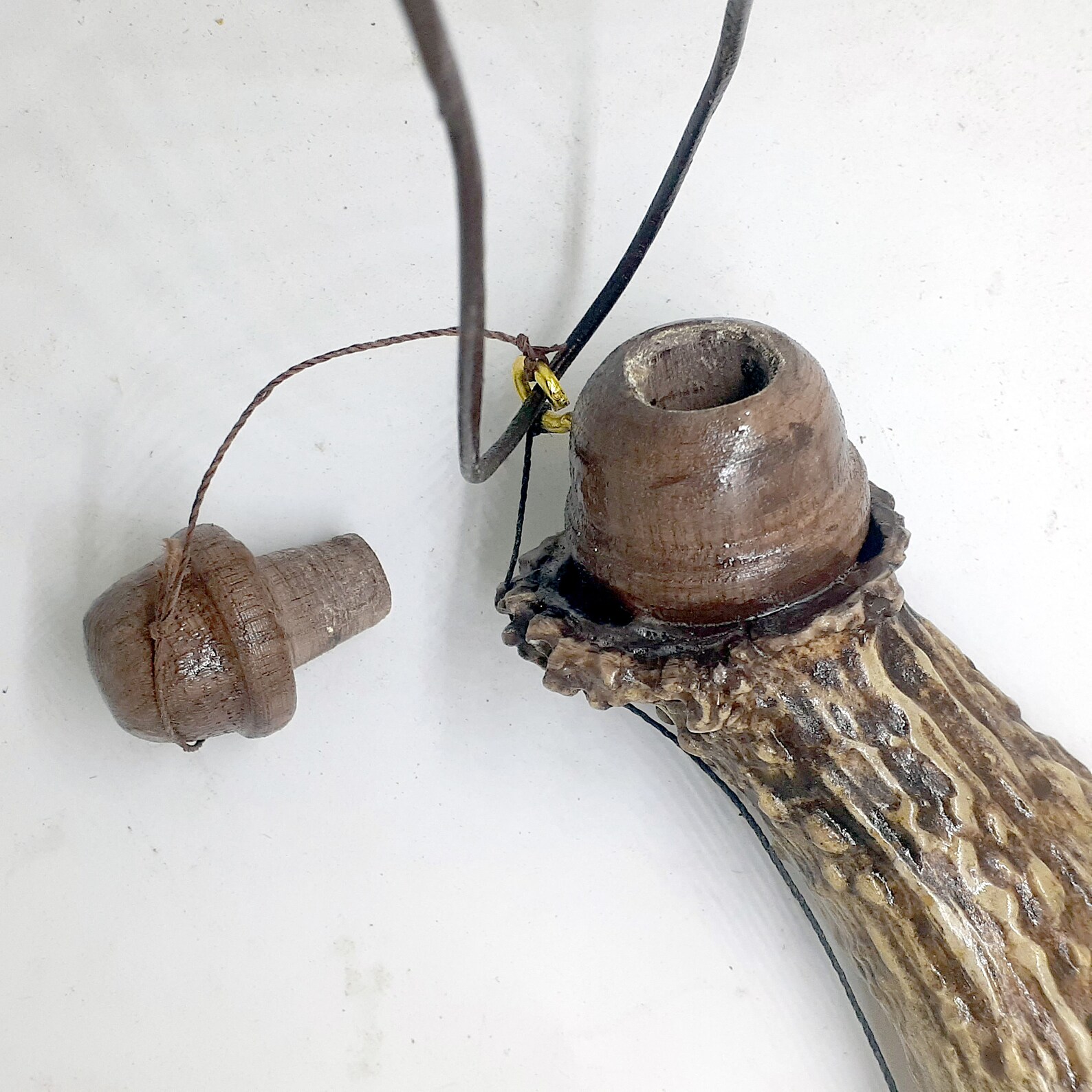 Priming Flask Black Powder Carved Deer Antler Longhunter - Etsy