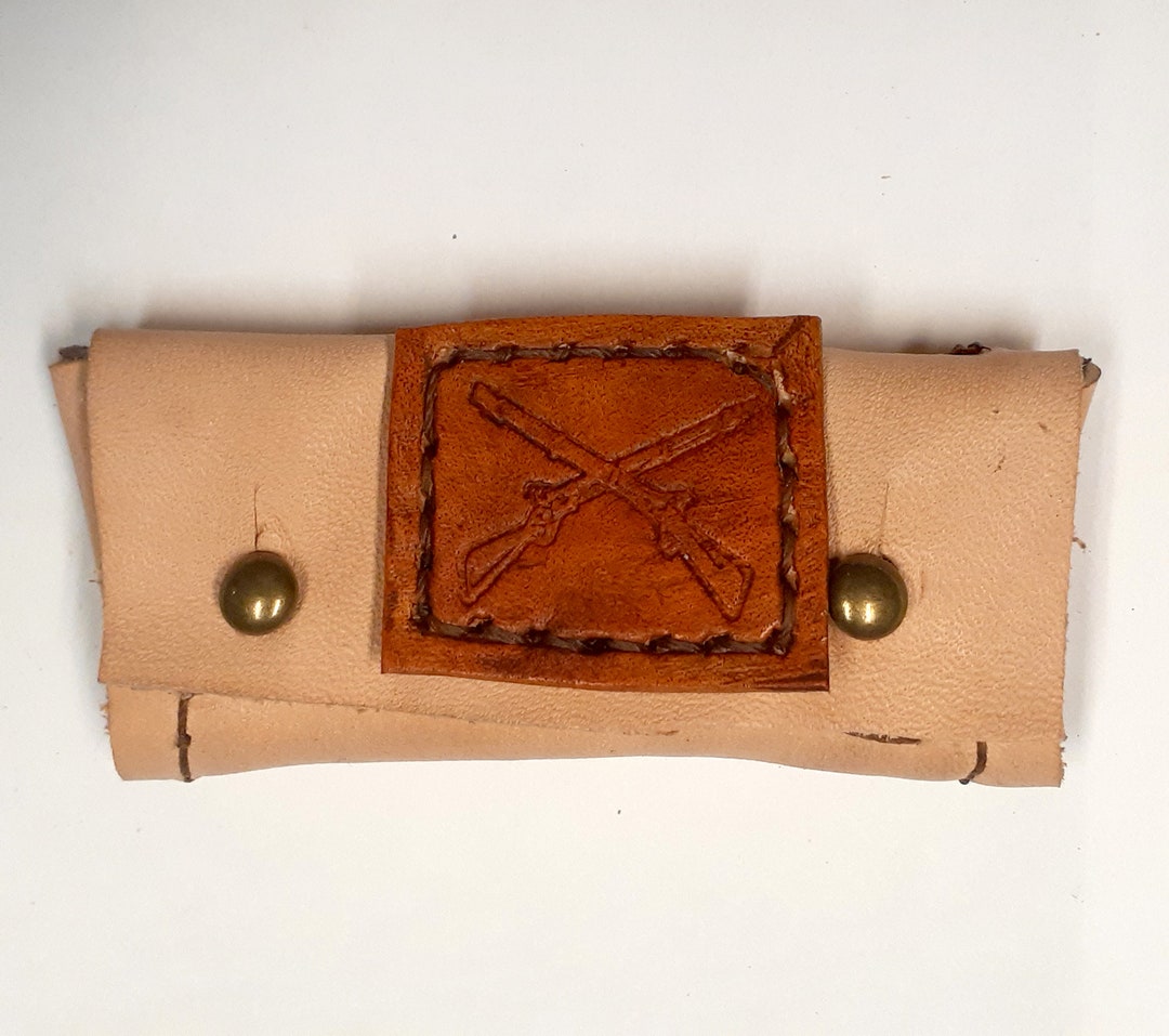 Gun Flint Wallet Flannel Lined Flintlock Accessory - Etsy