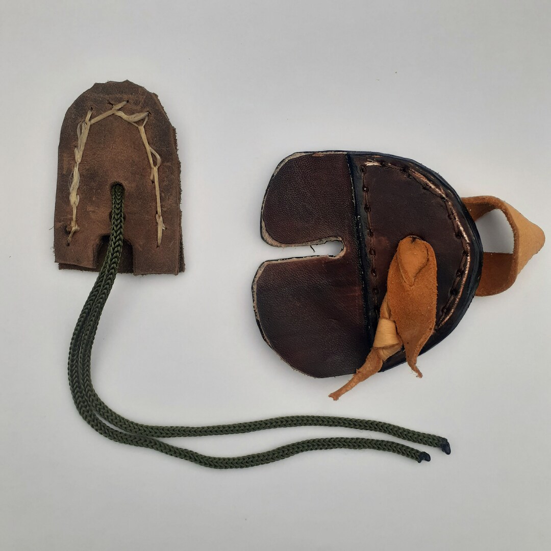 Archery Leather Finger Tab and String Keeper - Etsy