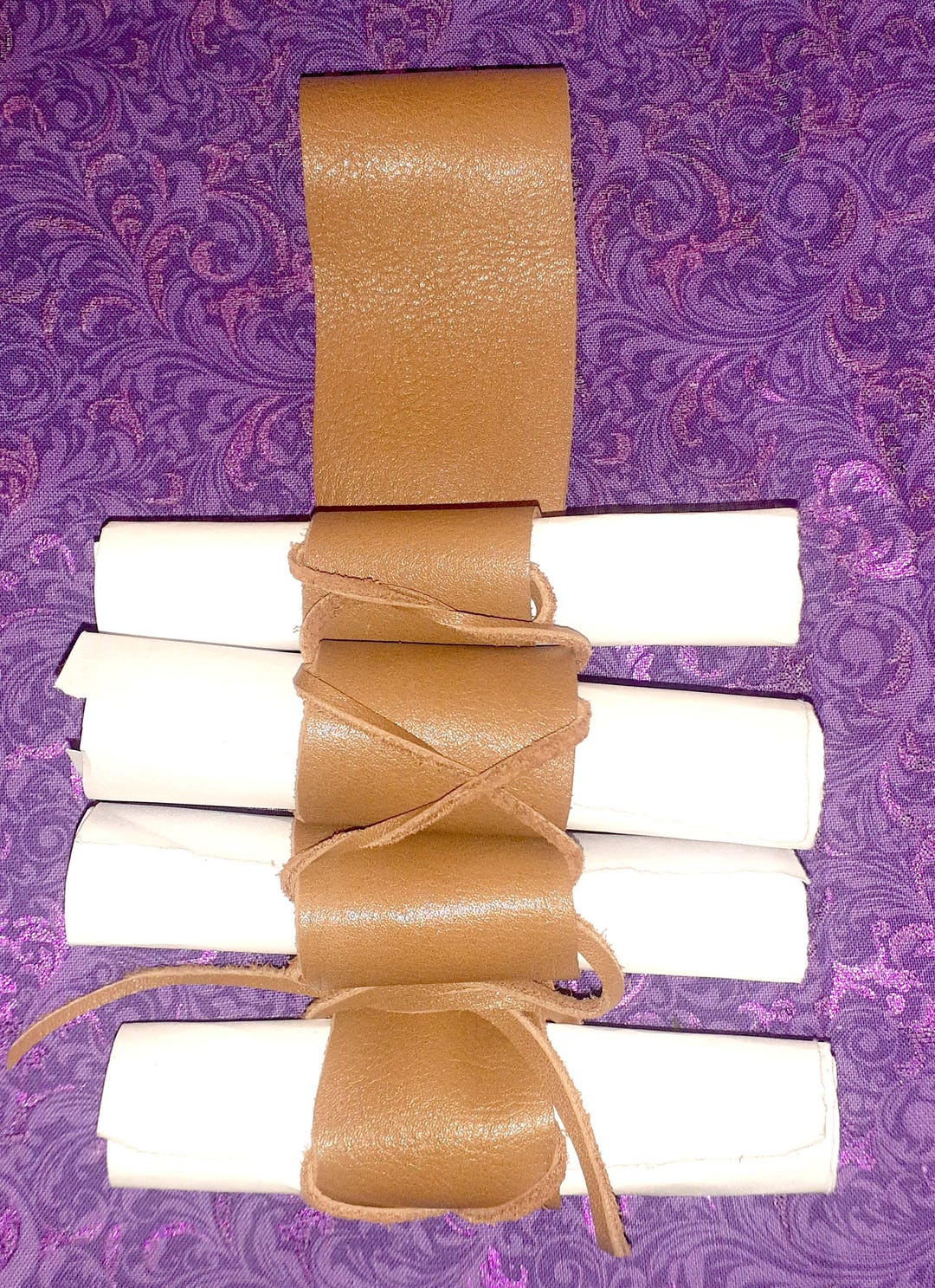 Fantasy Leather Scroll Case - Etsy