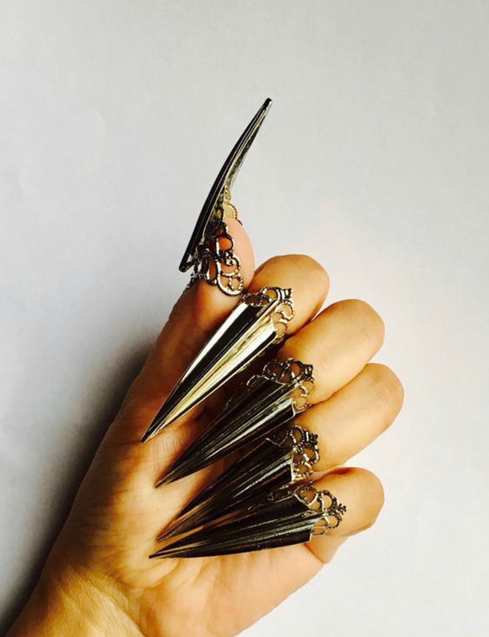 Iron Clawsclaw Ringsmetal Claw Ringsnail Coversclaw - Etsy