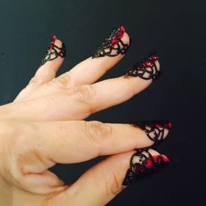 10 Pc. Mini Claw Rings,nail Tips,nail Guards,claws,claw Rings,finger ...