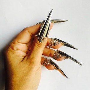 Iron Claws,claw Rings,metal Claw Rings,nail Covers,claw Rings,nail ...