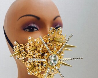 Golden Guard Mask | Etsy