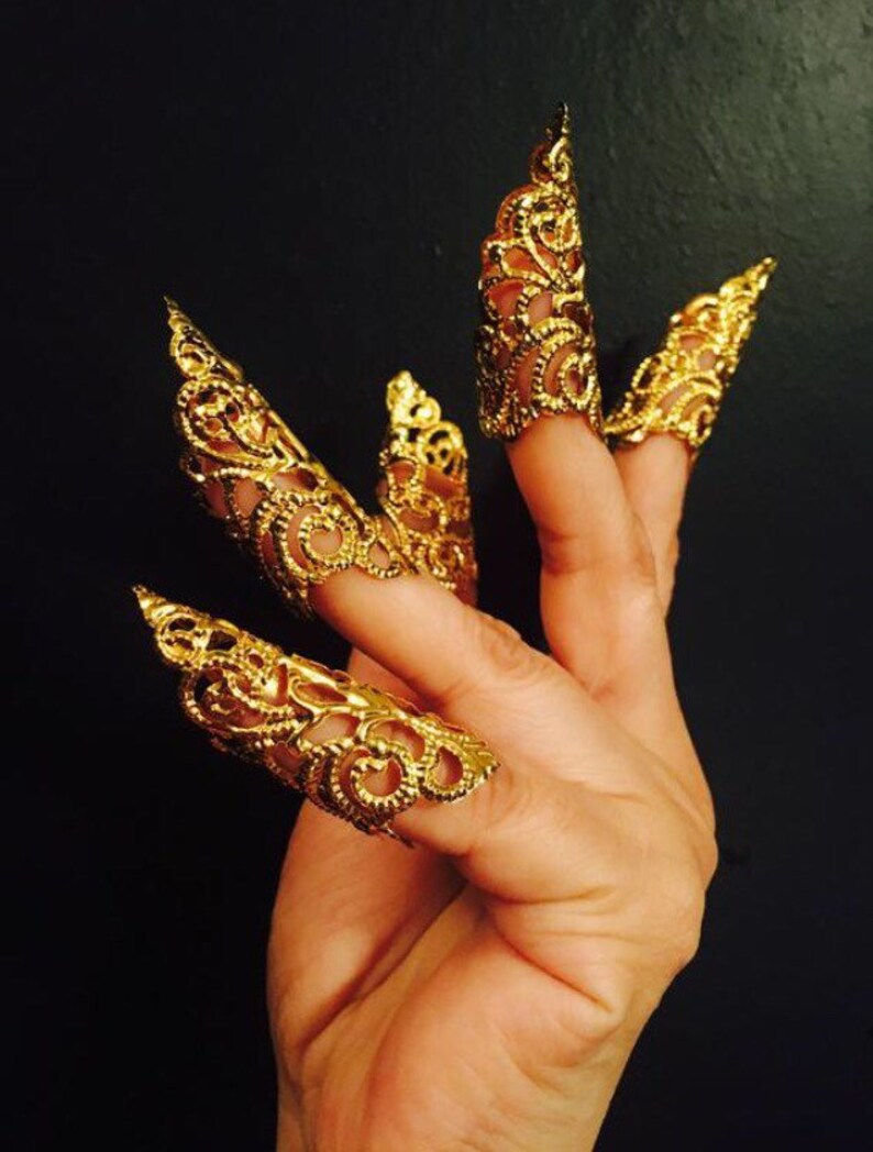 10 pcs. Arrow tip claw ringsnail tipsnail guardsnail | Etsy