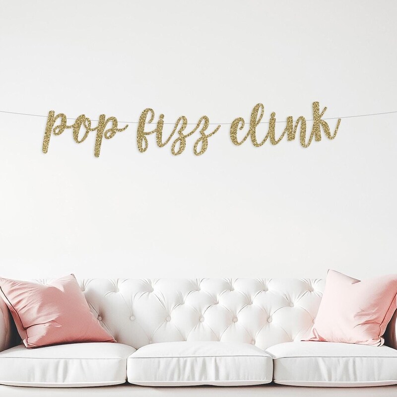 Pop Fizz Clink Sign - Etsy