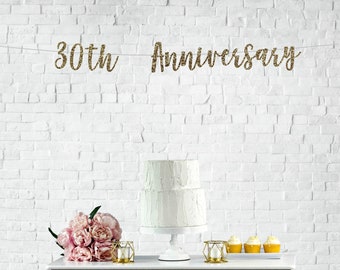 30th anniversary decorations | Etsy