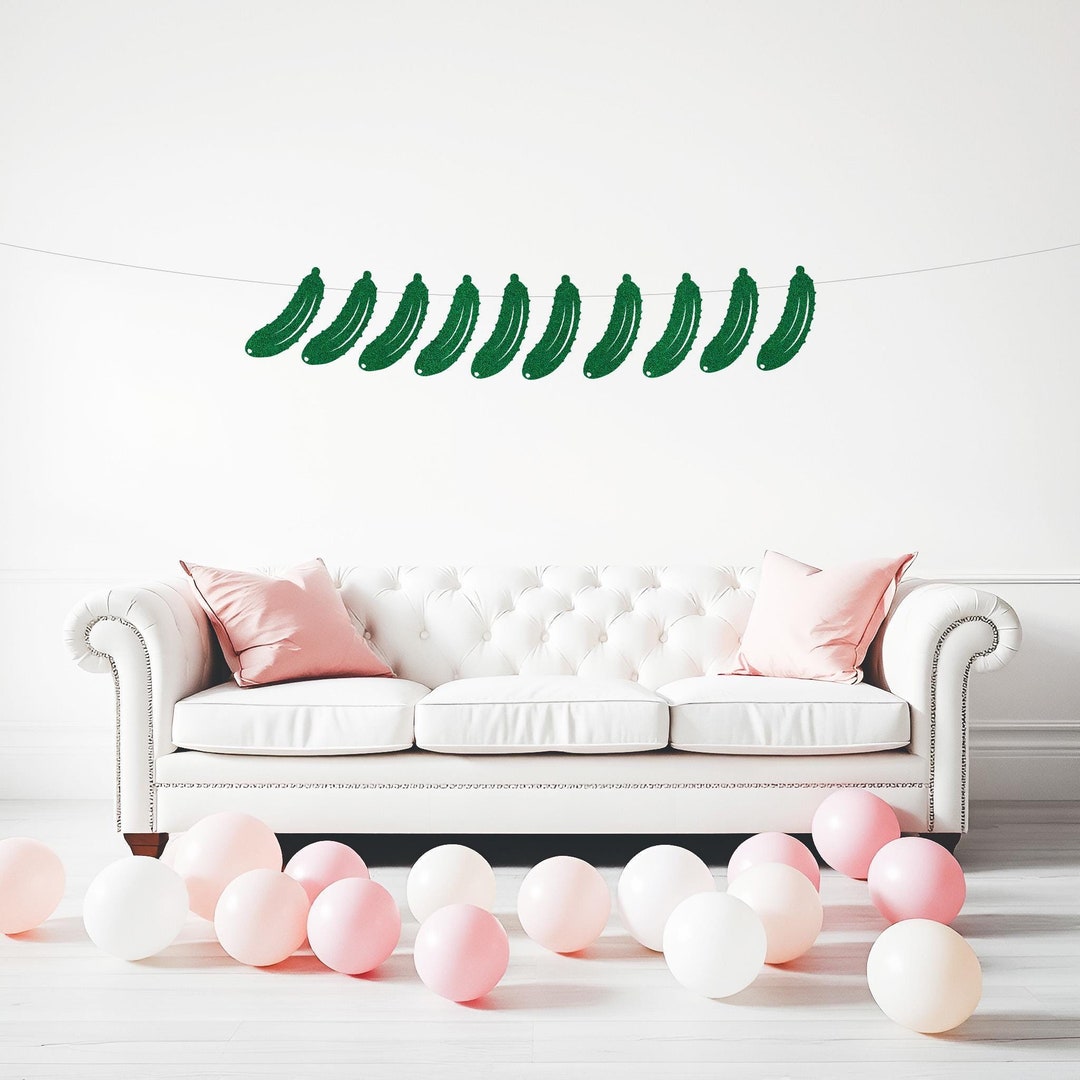 Pickle Garland, Pickle Banner, Pickle Party Decorations, Dill Pickle ...