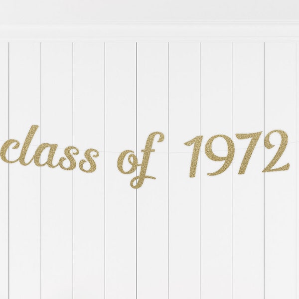 Class of 1972 Decorations - Etsy