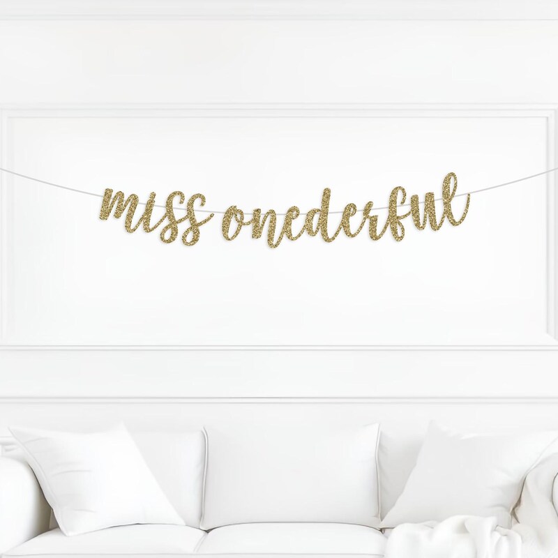 Miss Onederful - Etsy
