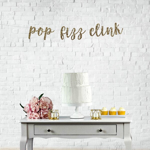 Pop Fizz Clink Sign - Etsy