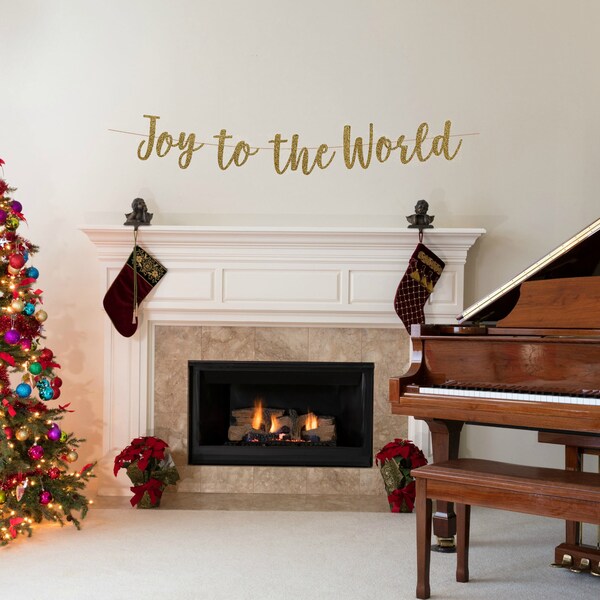 Joy to the World Banner - Etsy