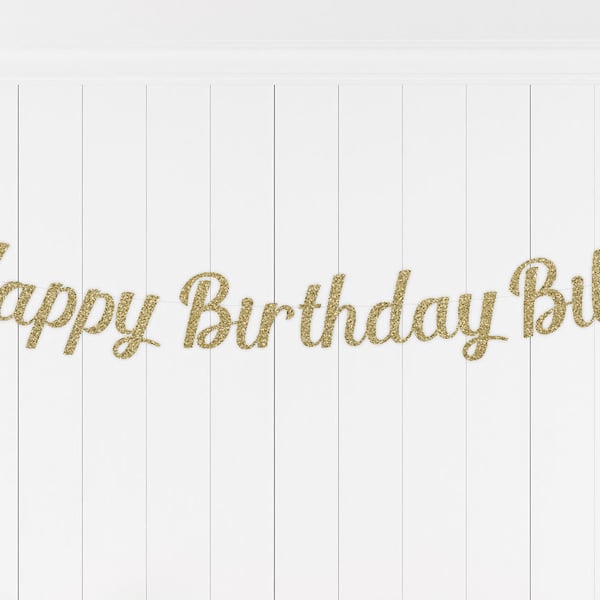 Personalized Happy Birthday Banners - Etsy