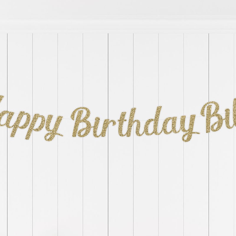Personalized Happy Birthday Banners - Etsy