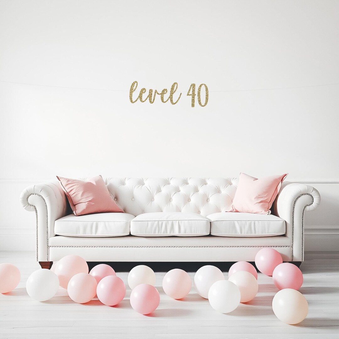 Fantastic Forty Banner | 40th Birthday Party Banner | 40th Birthday ...