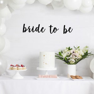 Bride to Be Banner, Wedding Banner, Shower Banner, Bridal Shower Decor ...