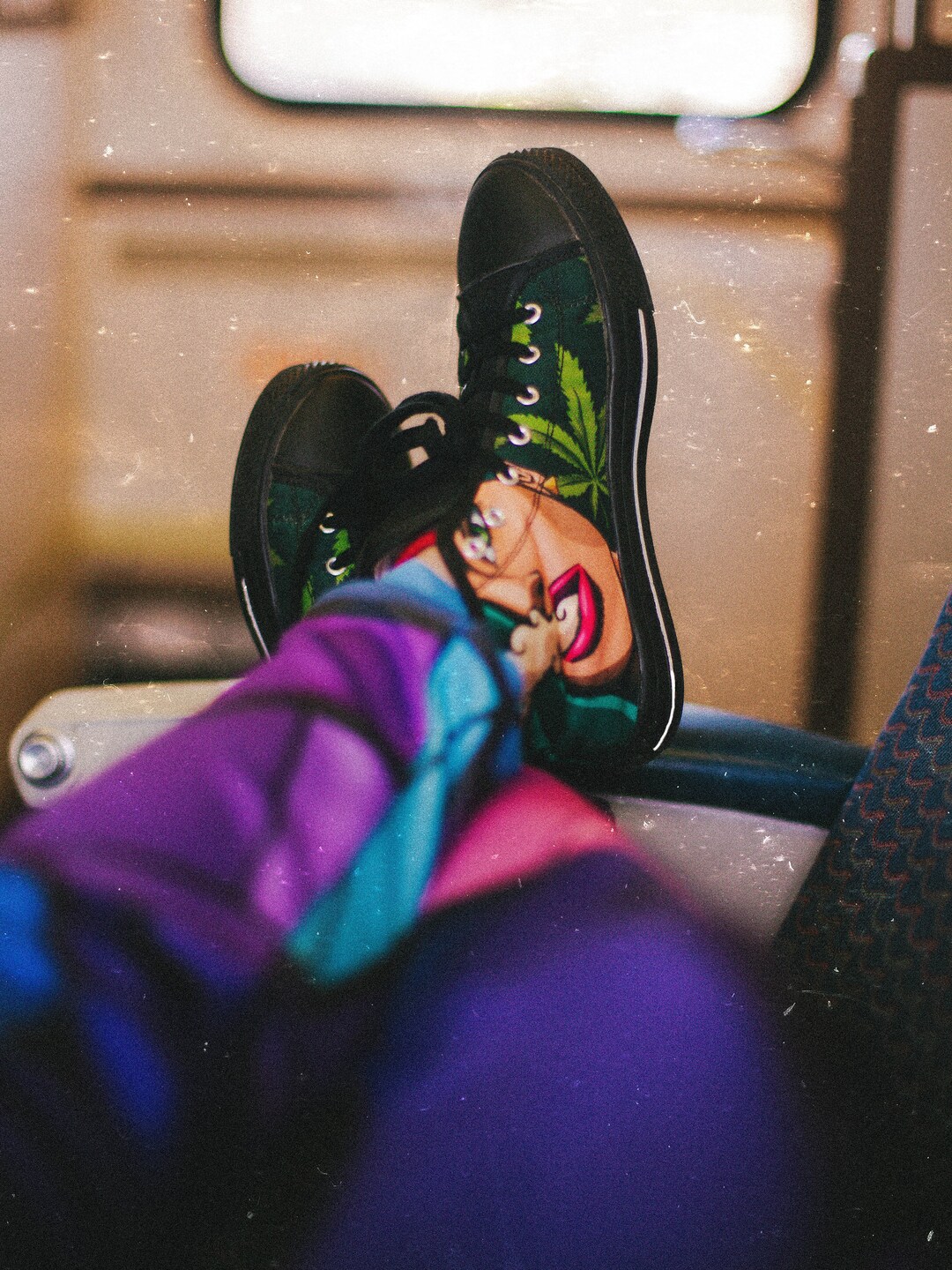 Weed Art 420 Men's High Top Sneakers / Custom Canvas Shoes black - Etsy