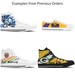 Custom Shoes Men's Customized High Top Sneakers Design - Etsy