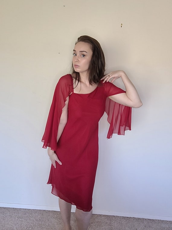 Vintage dress red dress - Gem