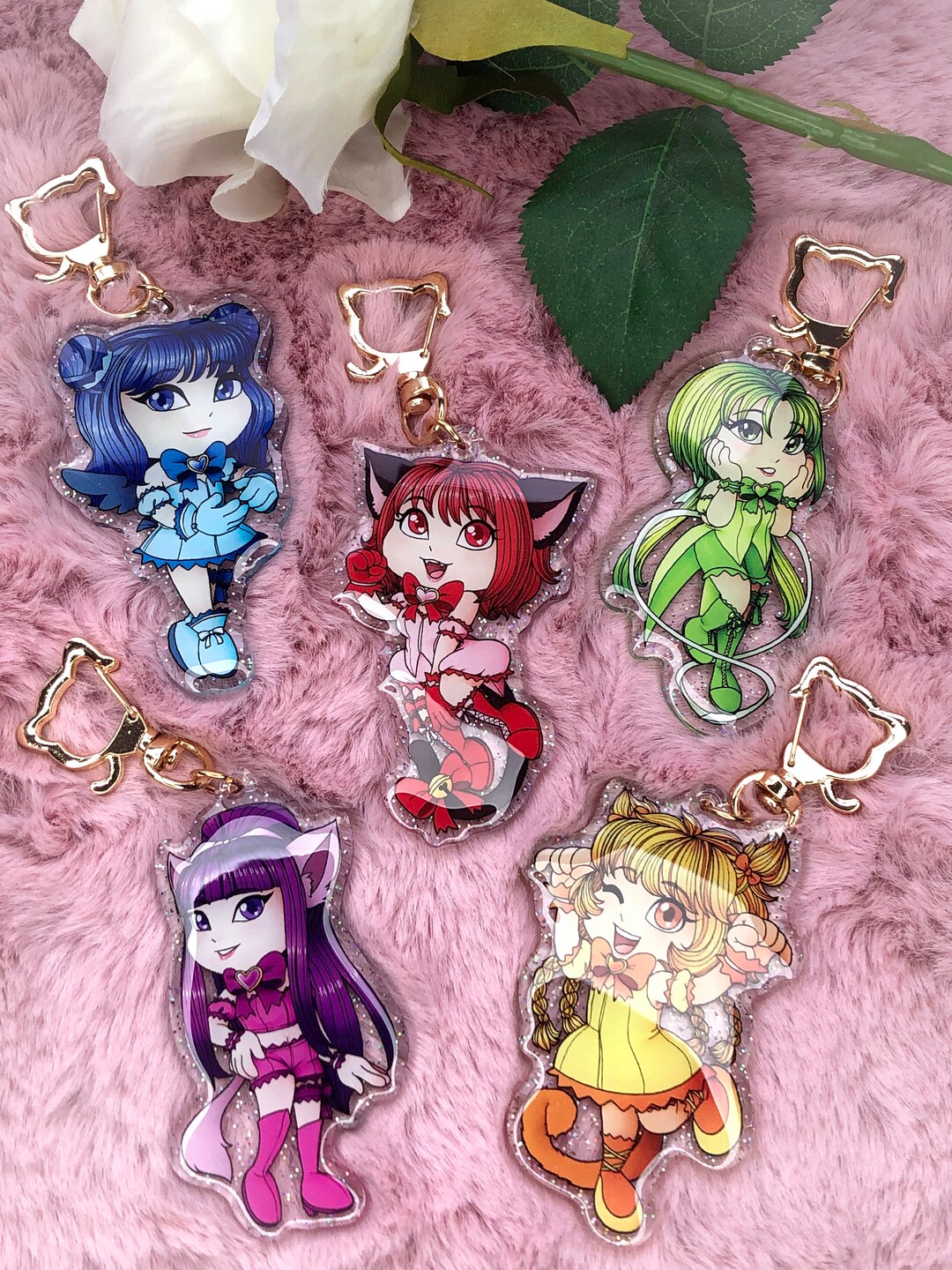 Tokyo Mew Mew New Keychains - Etsy