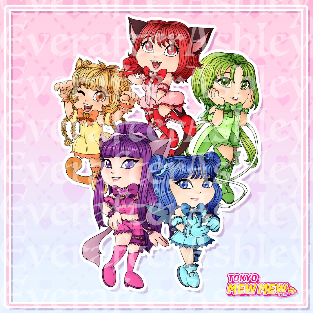 Tokyo Mew Mew New Keychains - Etsy