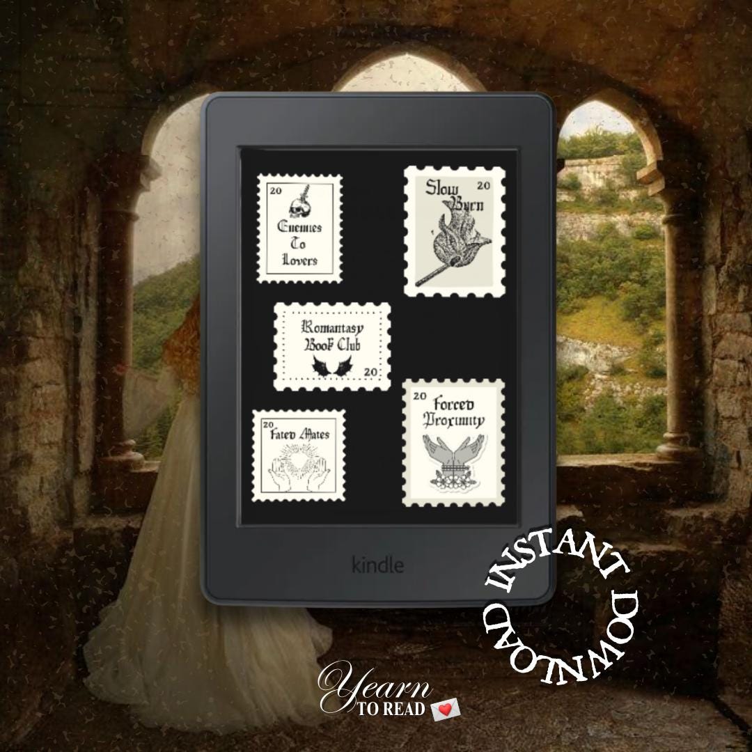 Kindle Lockscreen: Romantasy | Fantasy Kindle Lockscreen - Aesthetic ...